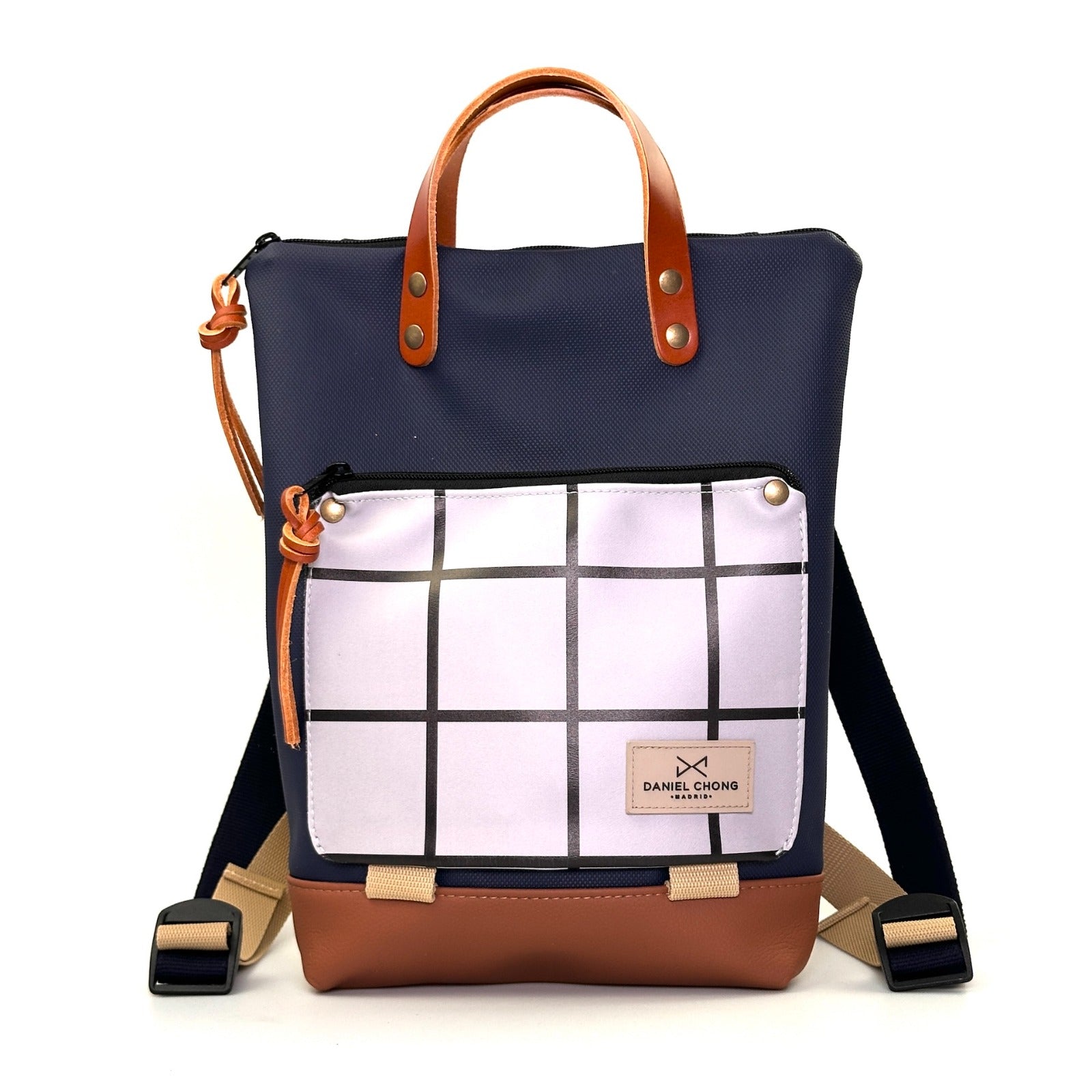 Mochila Book Holder Mini Impermeable, cuadriculado. – Daniel Chong