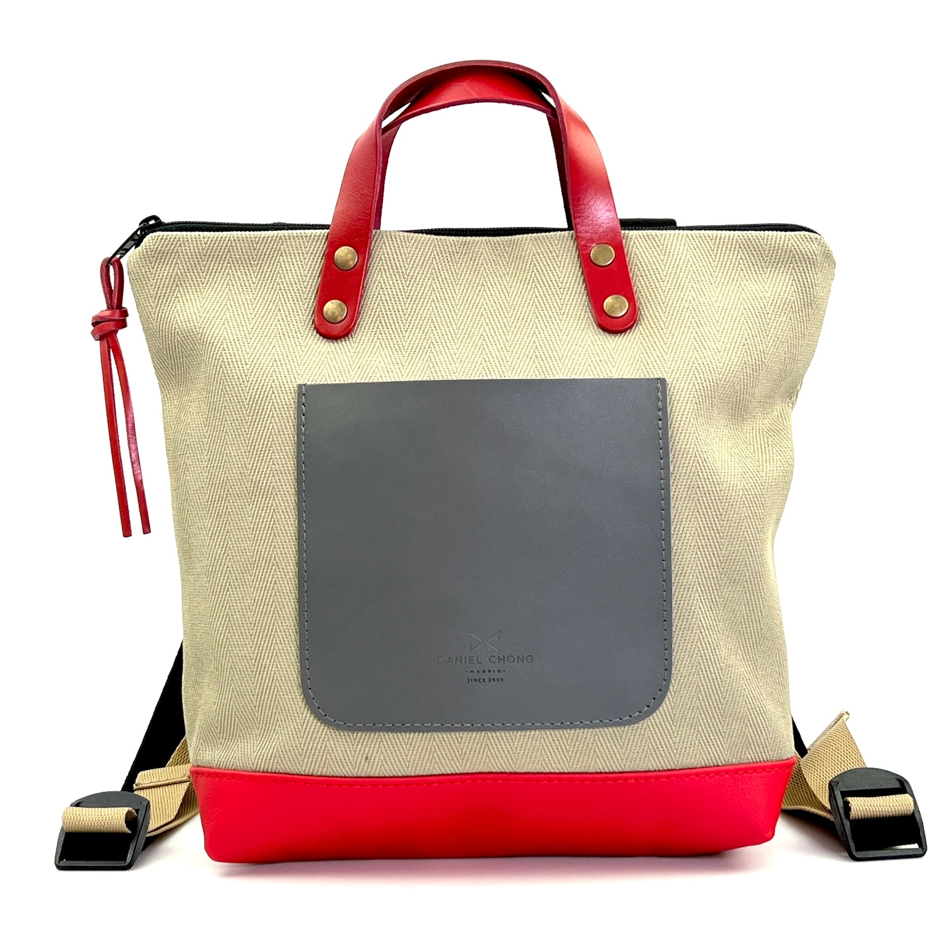 MINI SQUARE CANVAS BACKPACK – Daniel Chong