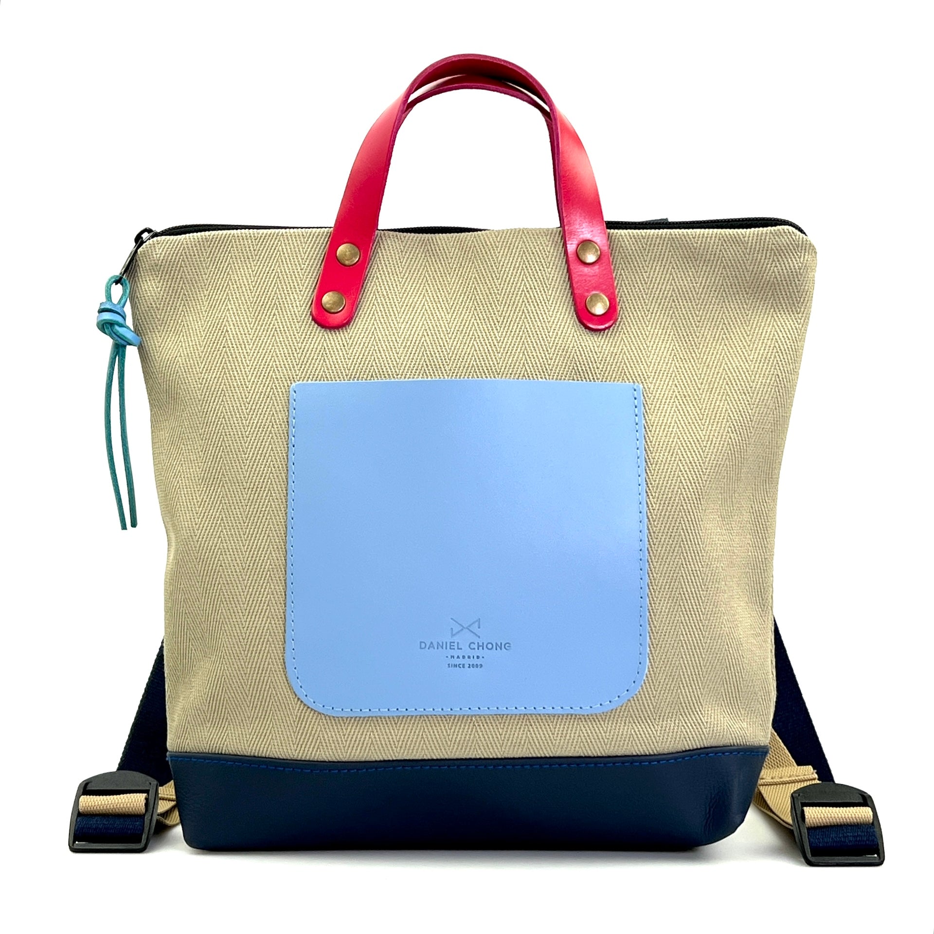 MINI SQUARE CANVAS BACKPACK – Daniel Chong