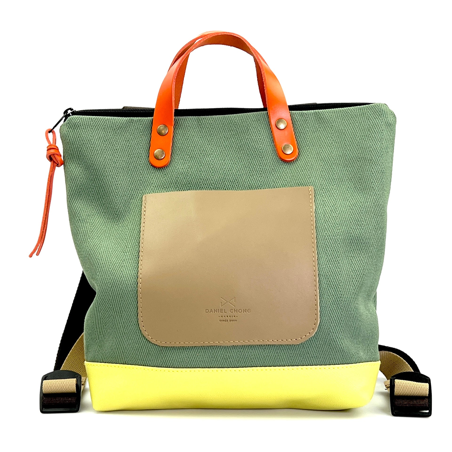 MINI SQUARE CANVAS BACKPACK – Daniel Chong