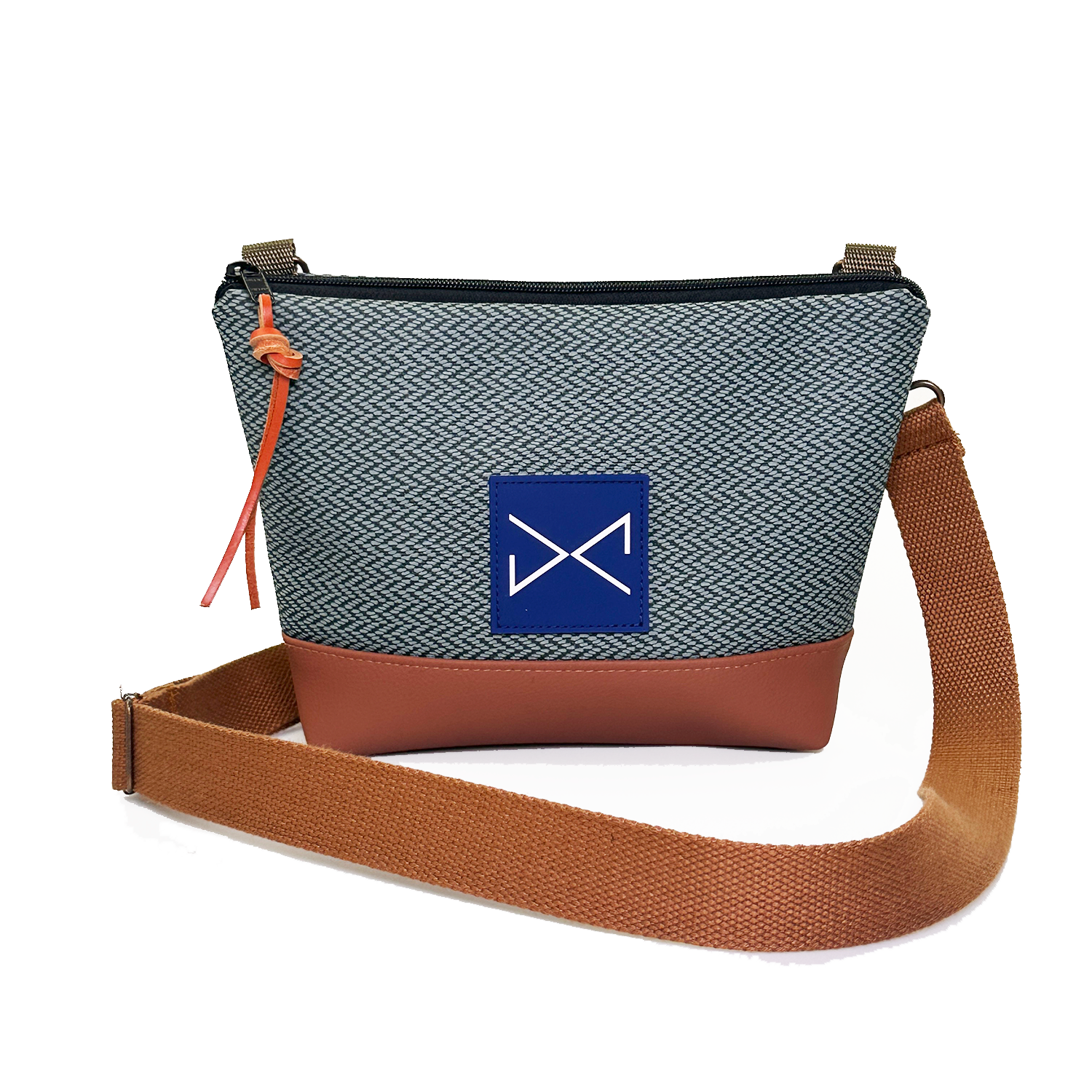 Bandolera Classic chevrrone verde oscuro base marron. – Daniel Chong