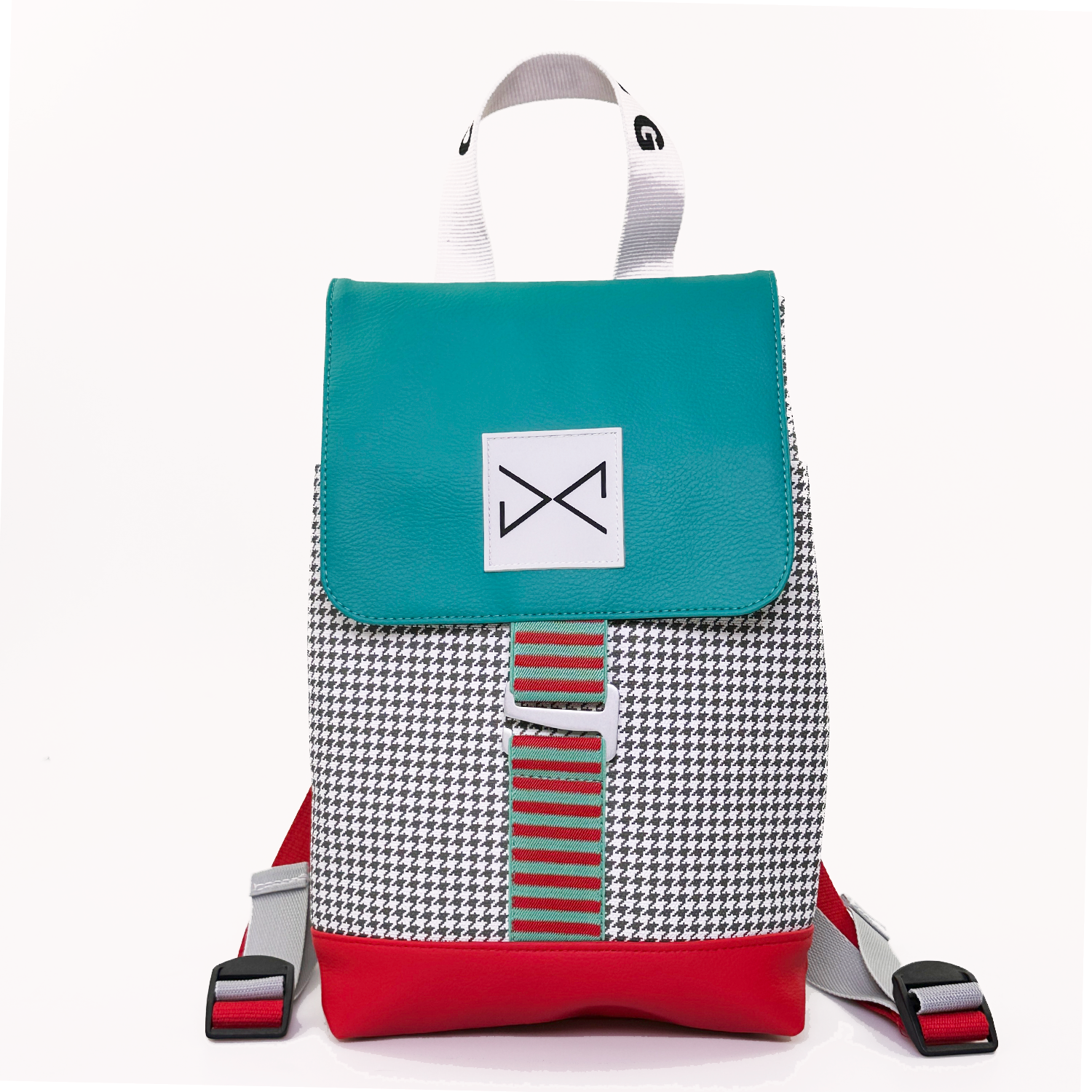 Mochila The Hook Mini Solapa Turquesa Impermeable DZ – Daniel Chong