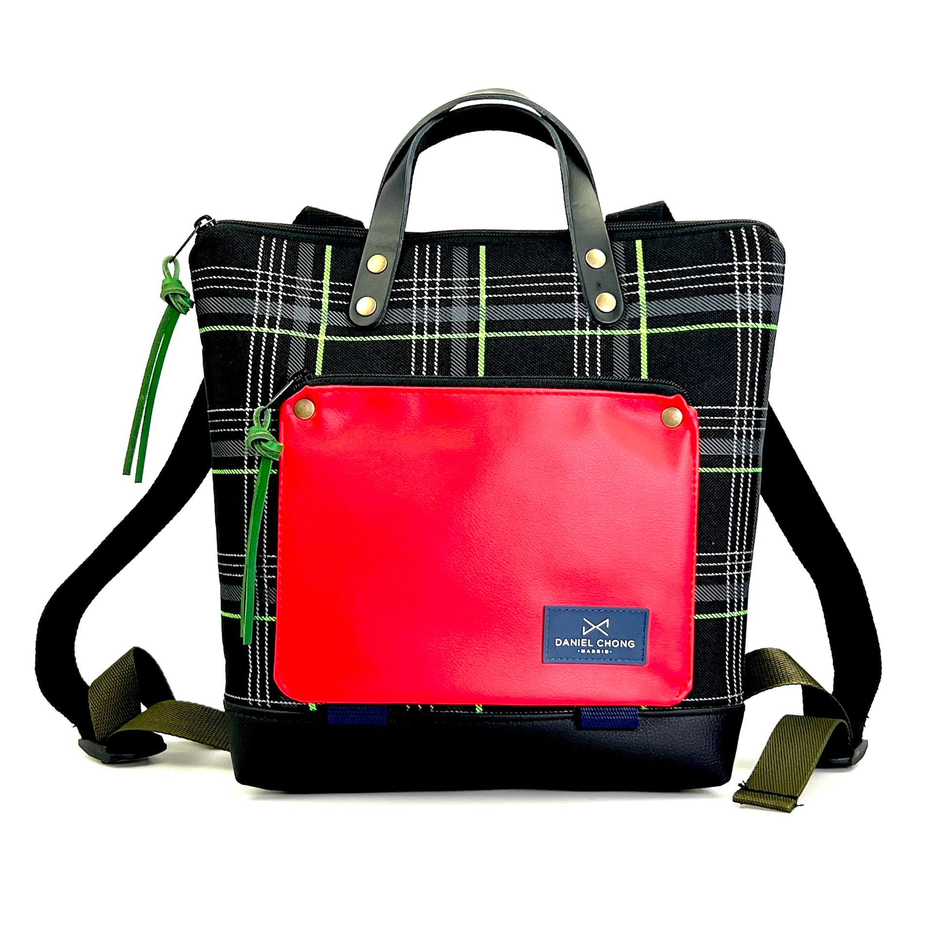 Mini square padded book holder backpack – Daniel Chong